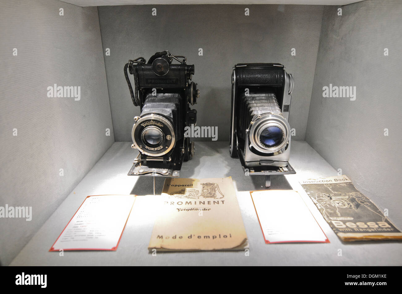 Voigtlander Prominent cameras in Museum of Old Camera Manufacturing in ...