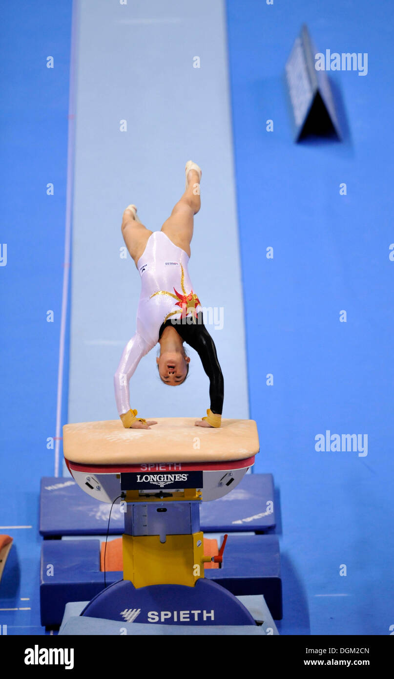 Kim Bui, Germany, vaulting, EnBW Gymnastics World Cup 2009, Porsche ...