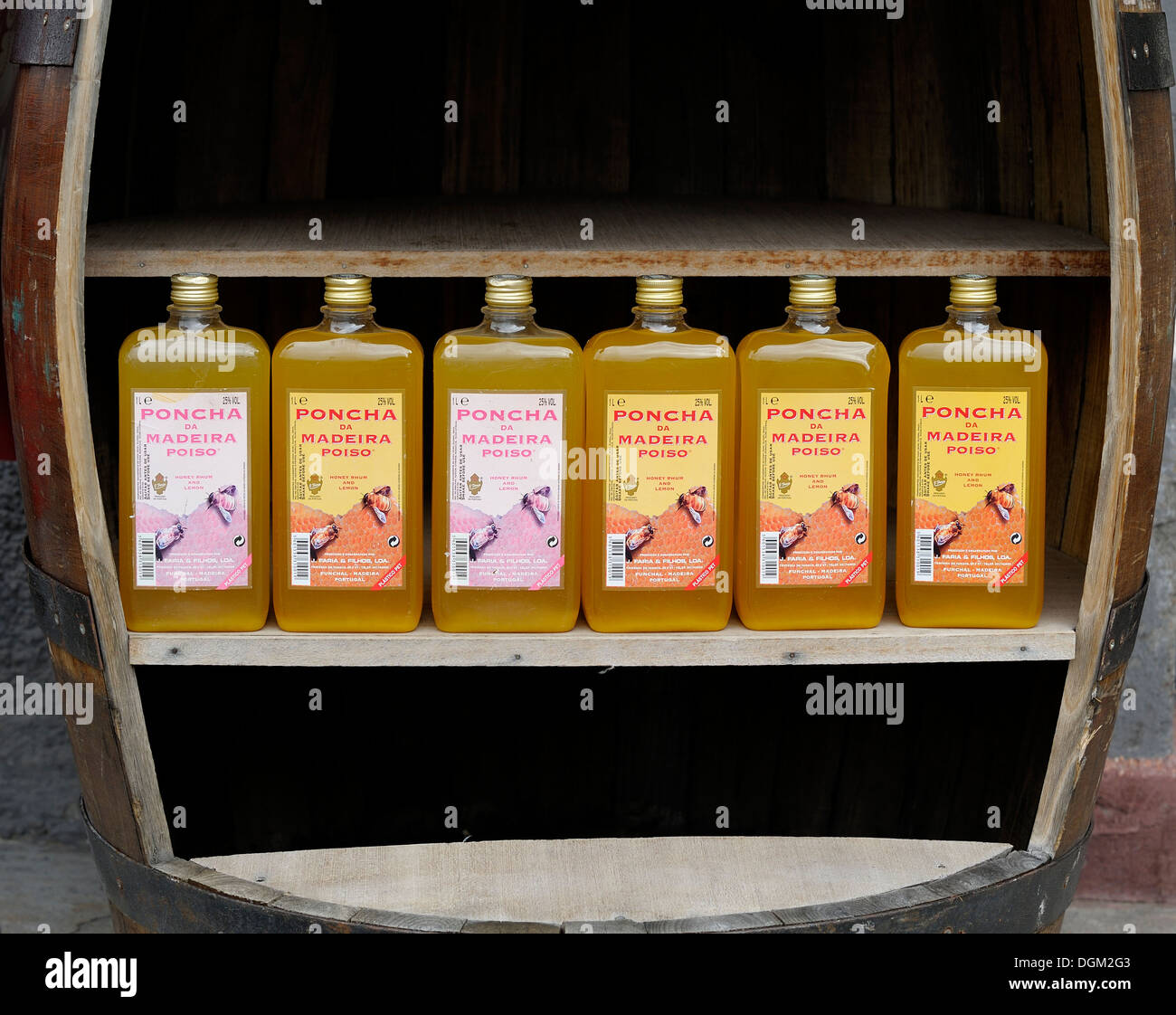 Madeira Portugal. Traditonal locally made drink Poncha Stock Photo - Alamy