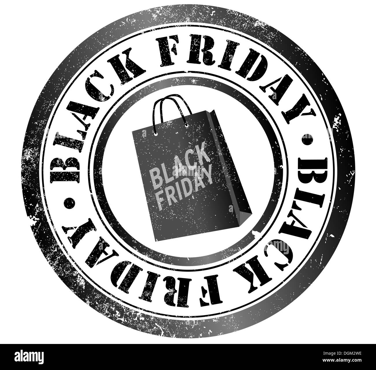 Friday stamp Black and White Stock Photos & Images - Alamy