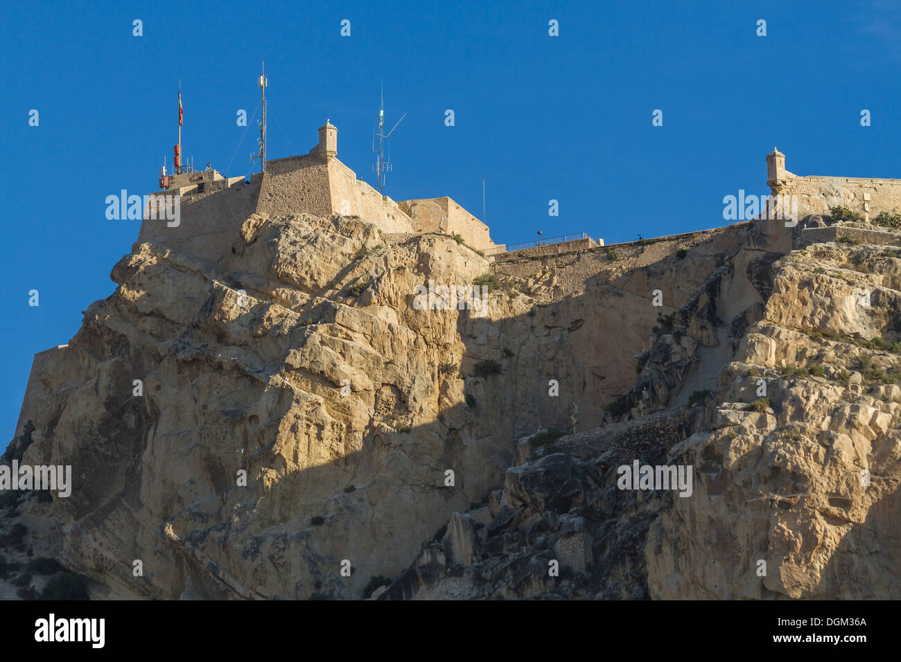 Spain Alicante, Santa Barbara castle Stock Photo - Alamy