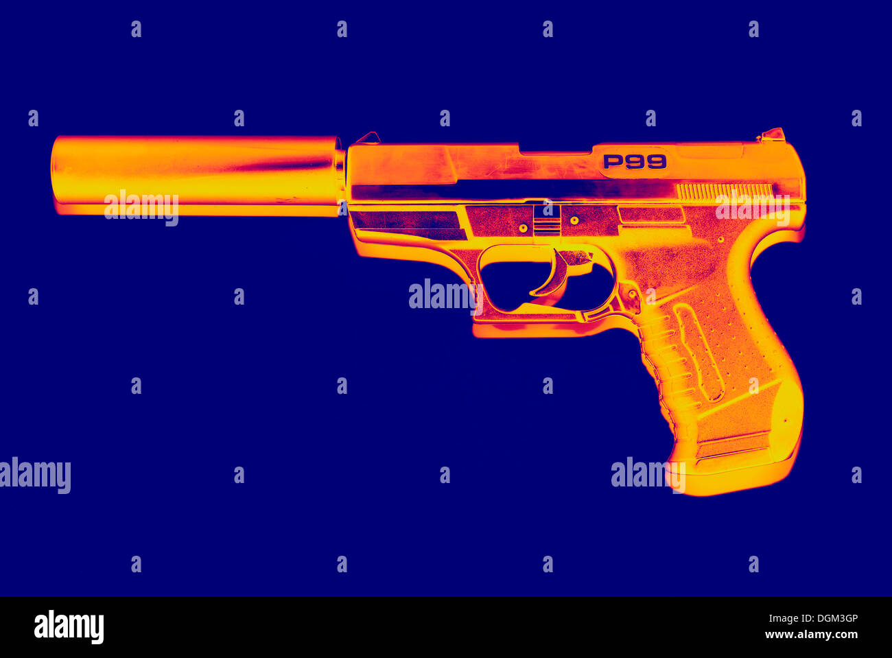 Gun pistol side view hi-res stock photography and images - Alamy