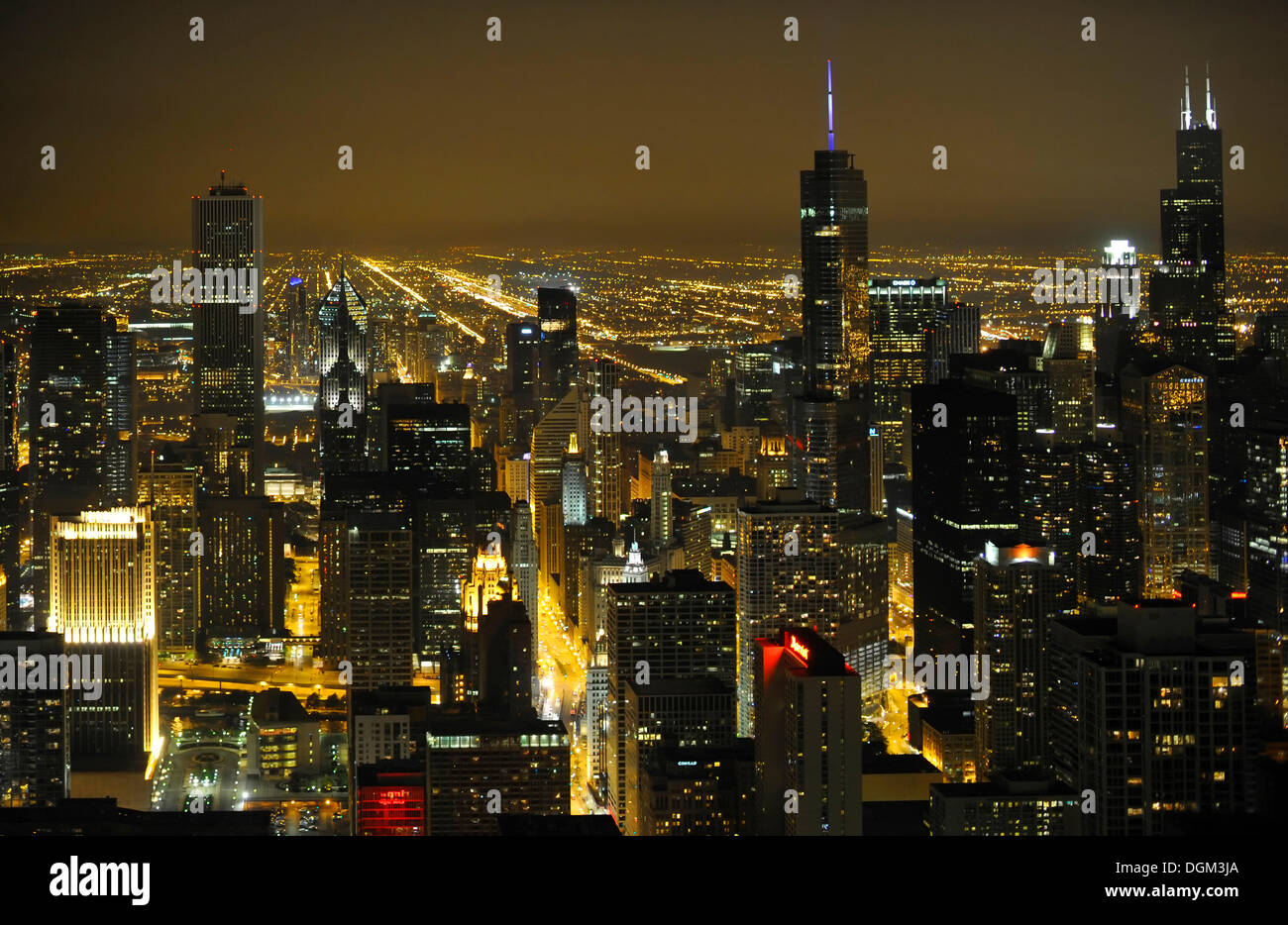 Sears Tower At Night Wallpaper