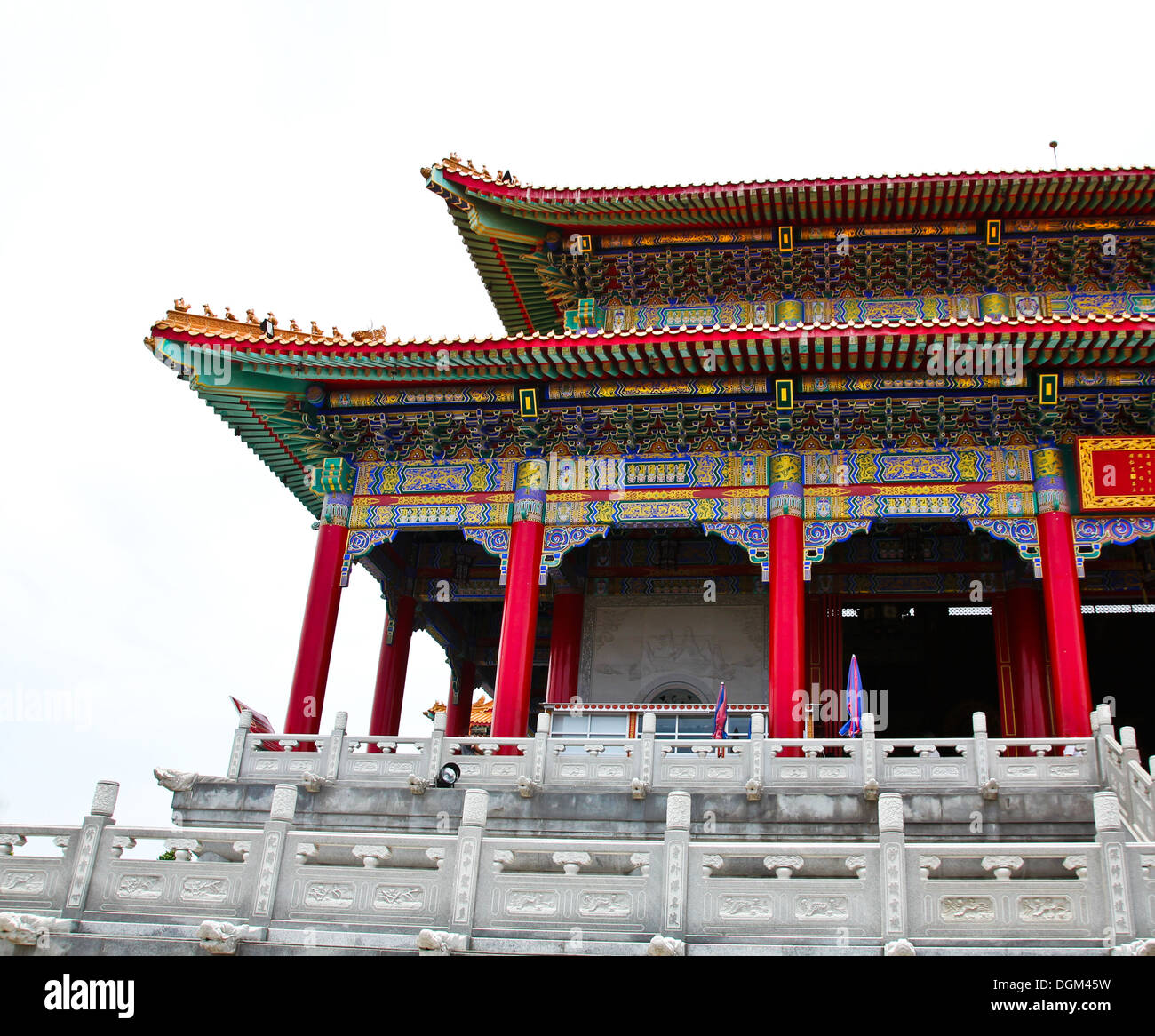 Beautiful buildings in Chinese Temple,Nonthaburi,Thailand Stock Photo ...