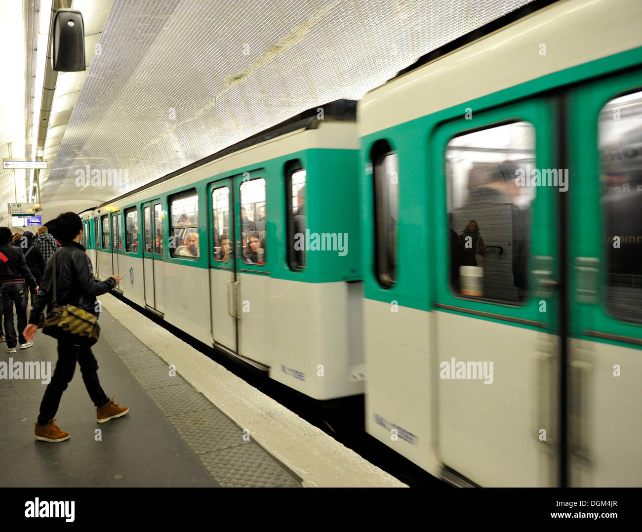 Passenger, Metro, Paris, France, Europe Stock Photo - Alamy