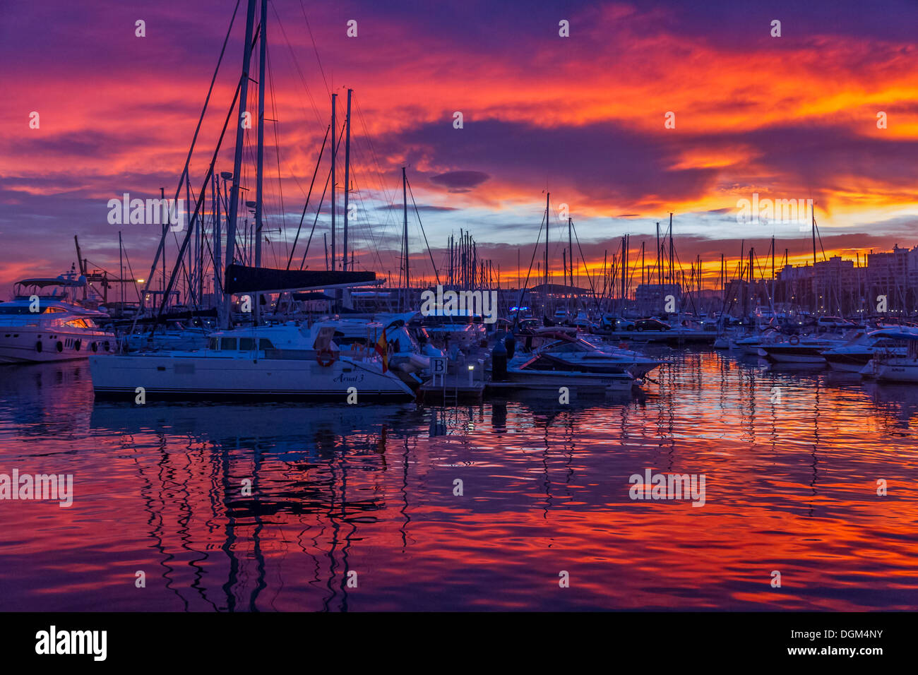Alicante sunset hi-res stock photography and images - Alamy