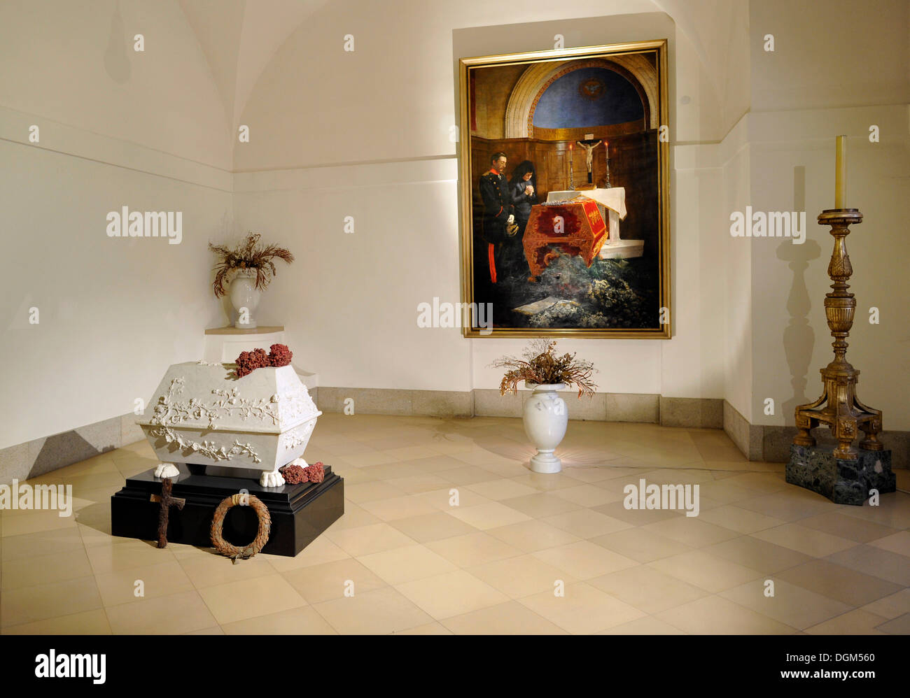 Grave chamber of the nameless Princess of Hohenzollern, crypt, vault ...