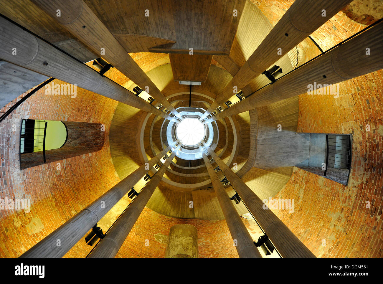 Interior view of belfry, Deutscher Dom, German Cathedral ...