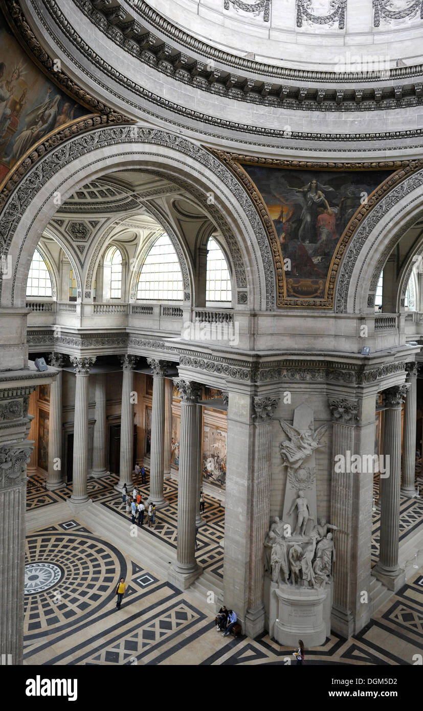 Interior, view from the observation deck on the National Hall of Fame ...