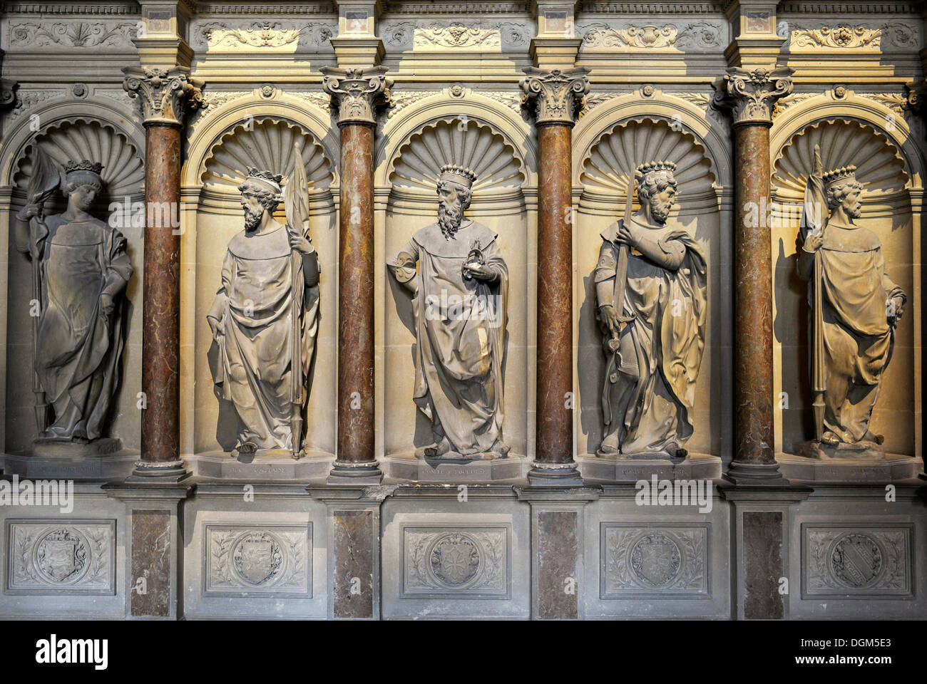 Sarcophagus, legendary tomb of St. Remigius, Rémi, sanctuary, Saint ...