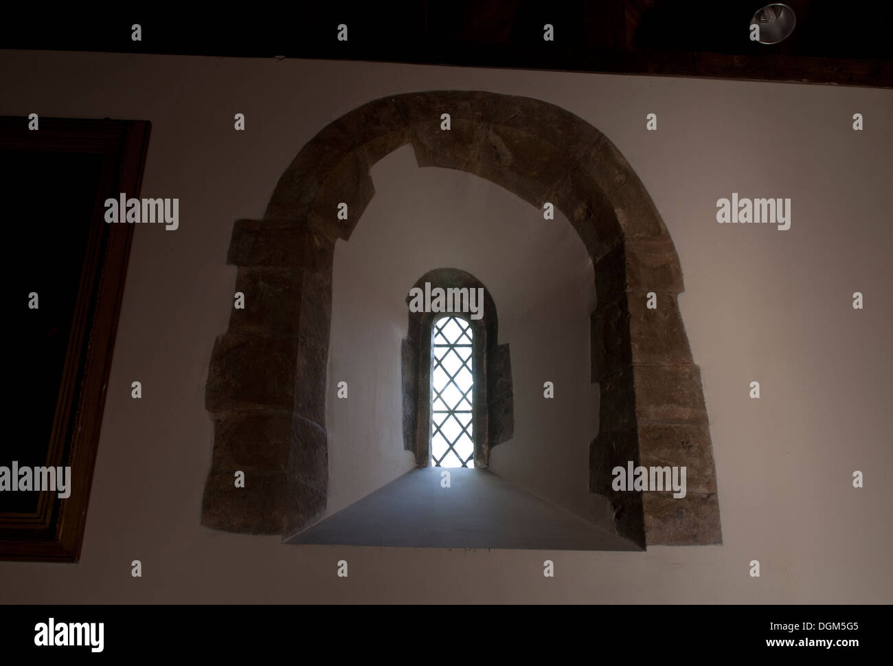 Norman window, St. James Church, Badsey, Vale of Evesham ...