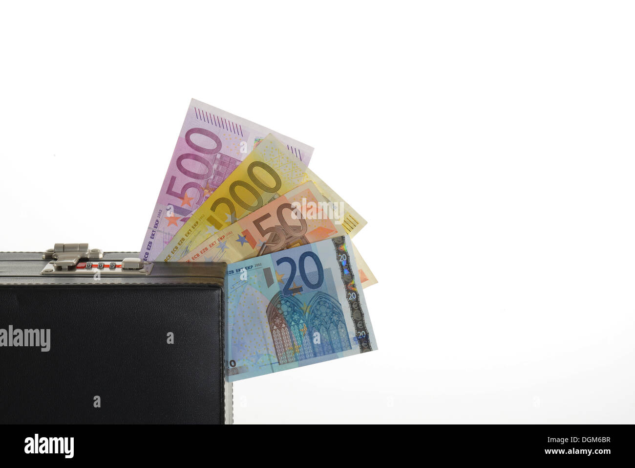 Suitcase full of money euros hi-res stock photography and images - Alamy