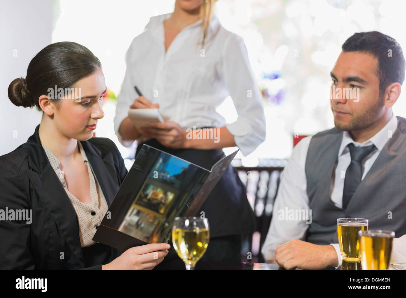 Stylish bar menu hi-res stock photography and images - Alamy