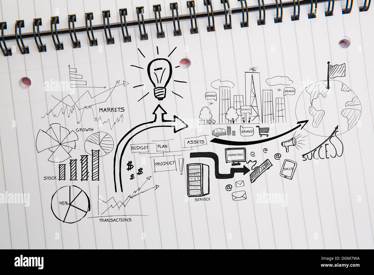 Picture of economical graphics Stock Photo - Alamy