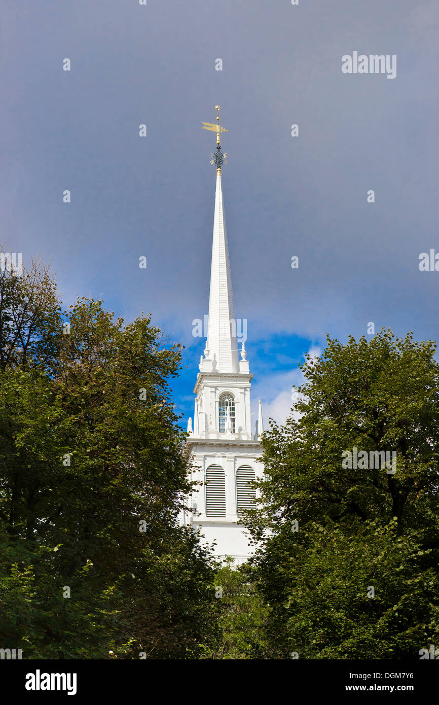 The Old North Church in Boston, one of the oldest churches in Boston ...