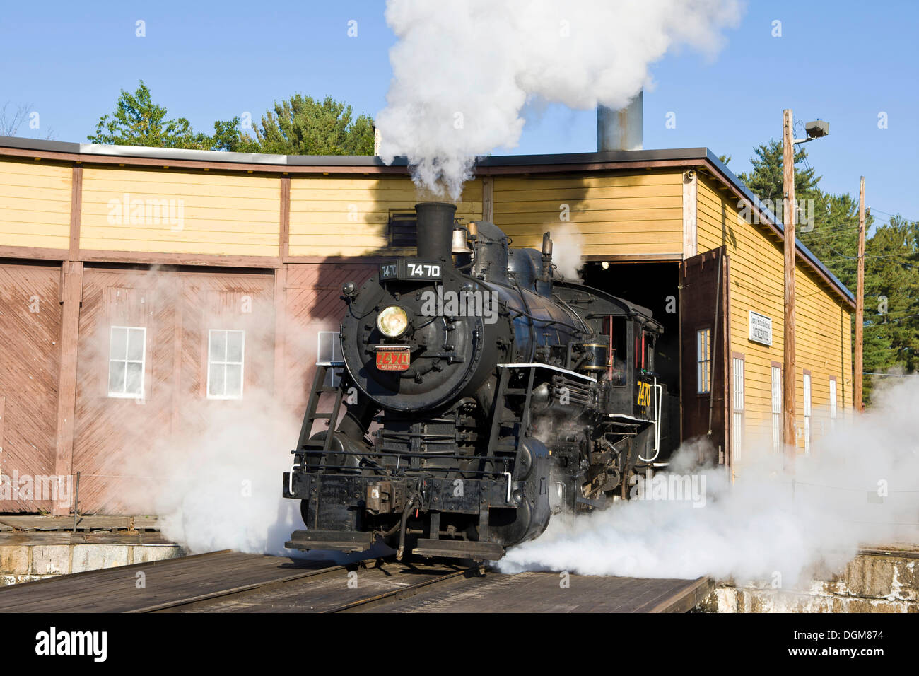 Old american steam locomotive hi-res stock photography and images - Alamy
