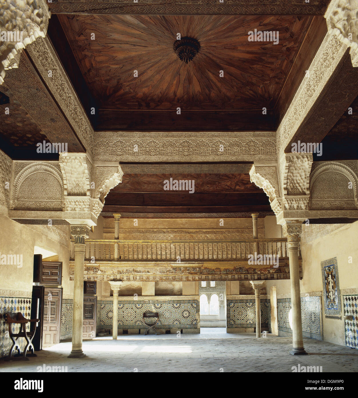 Spain. Granada. The Alhambra. The Mexuar-Oratory. Interior. 14th ...