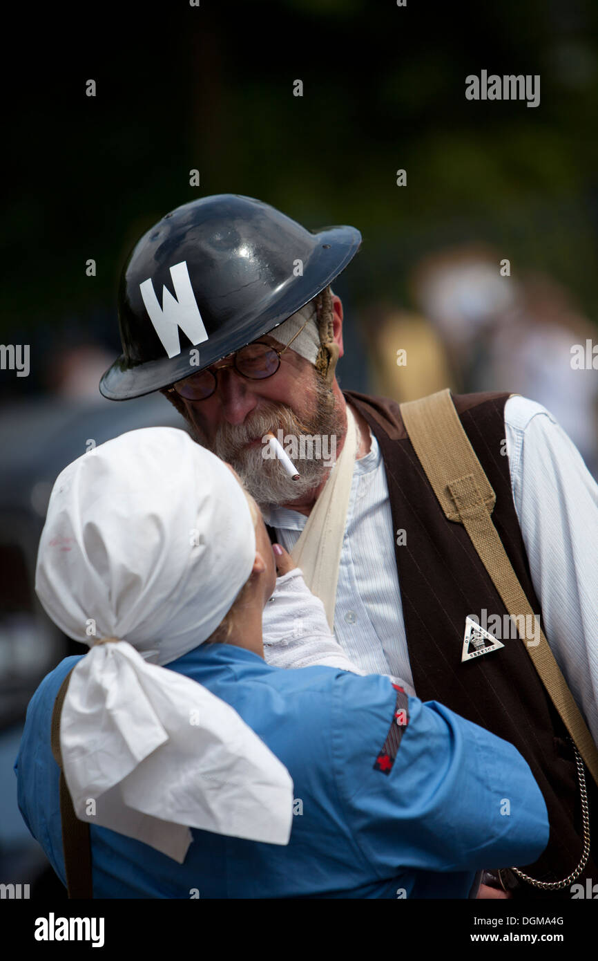 WW2 1940's weekend at National Tramway Museum,Crich,derbyshire where ...