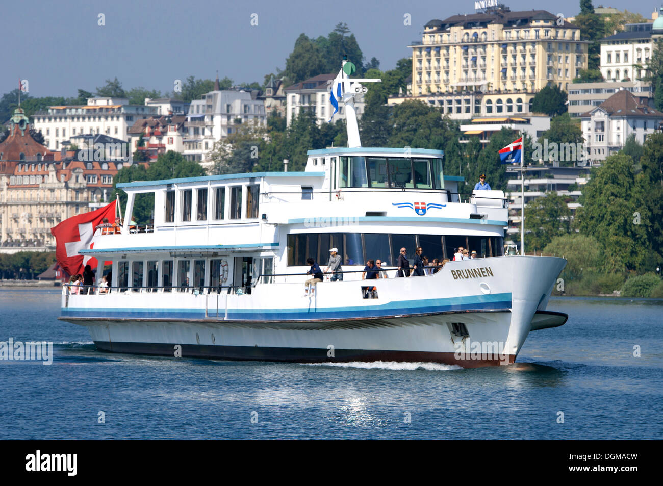 Ferry and lake lucerne hi-res stock photography and images - Alamy