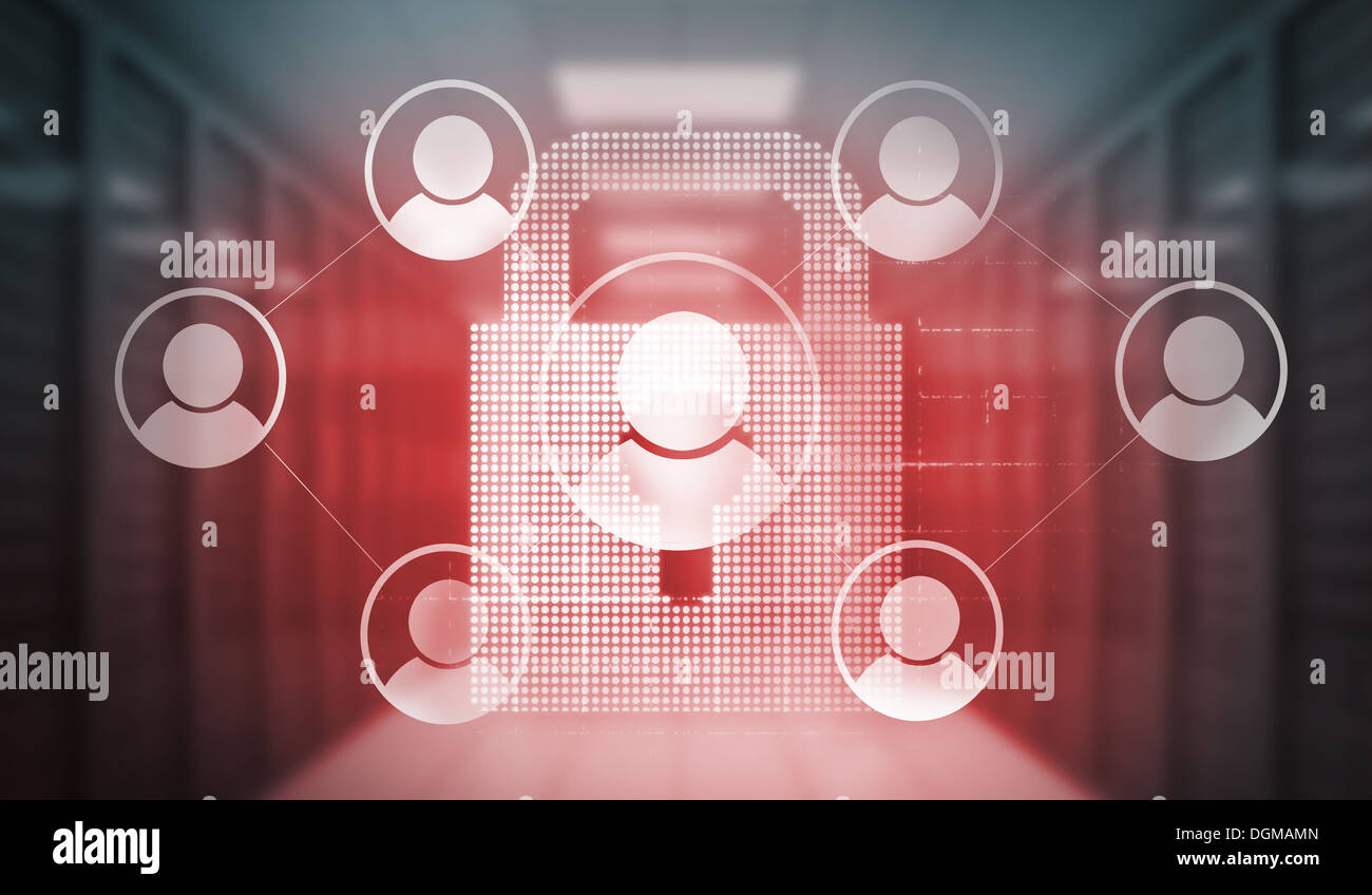 Social media icons circle hi-res stock photography and images - Alamy