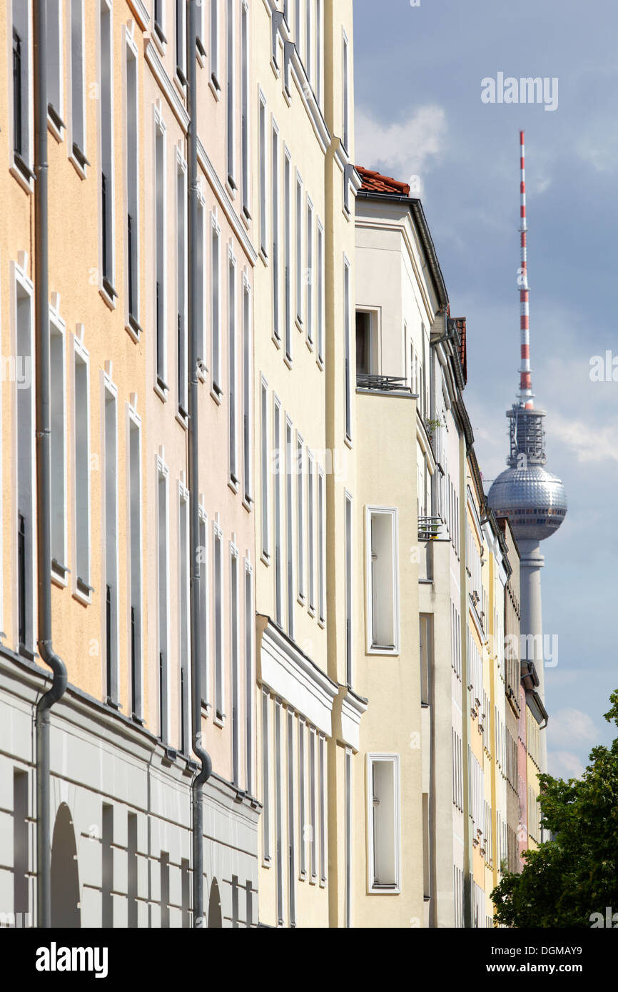 Berlin, Germany, renovated old buildings in Berlin-Mitte and the ...