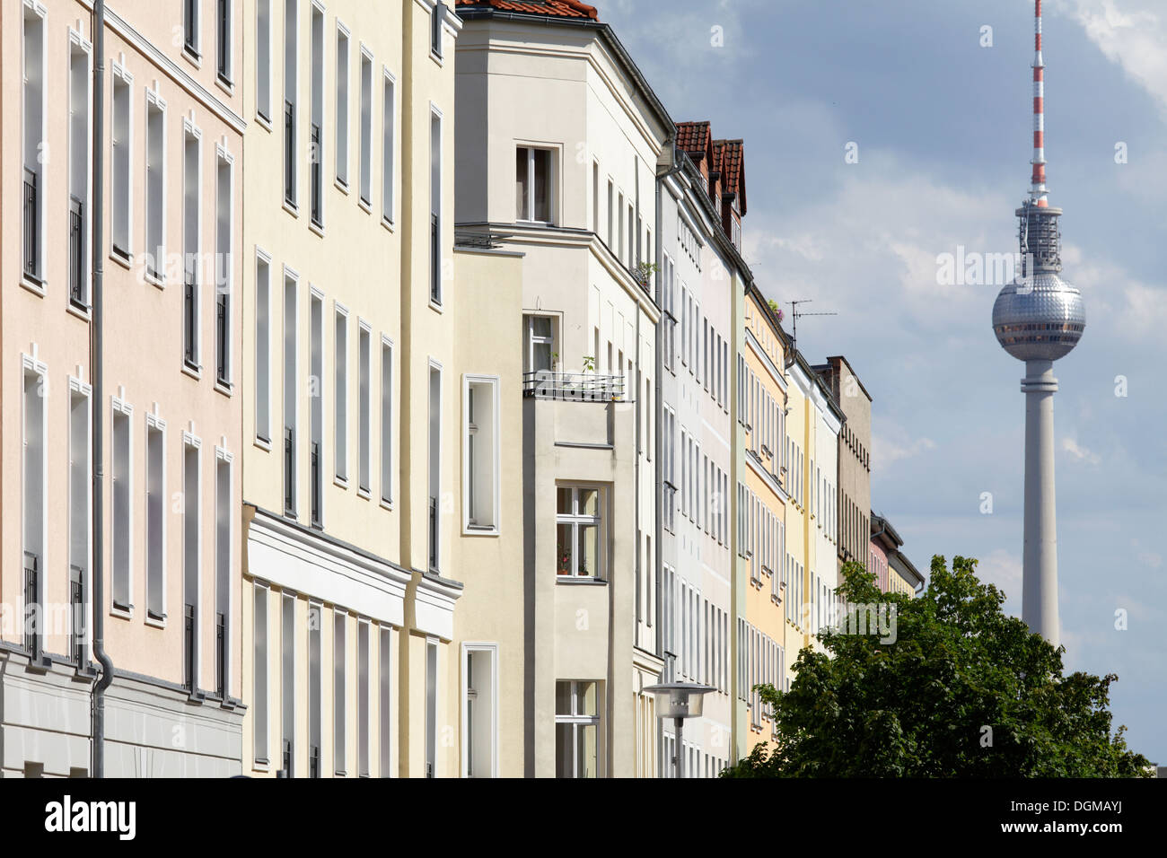 Berlin, Germany, renovated old buildings in Berlin-Mitte and the ...