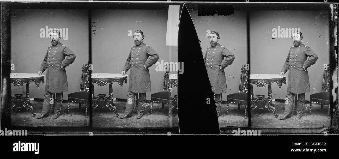 This image depicts a Union officer, a figure from the American Civil ...