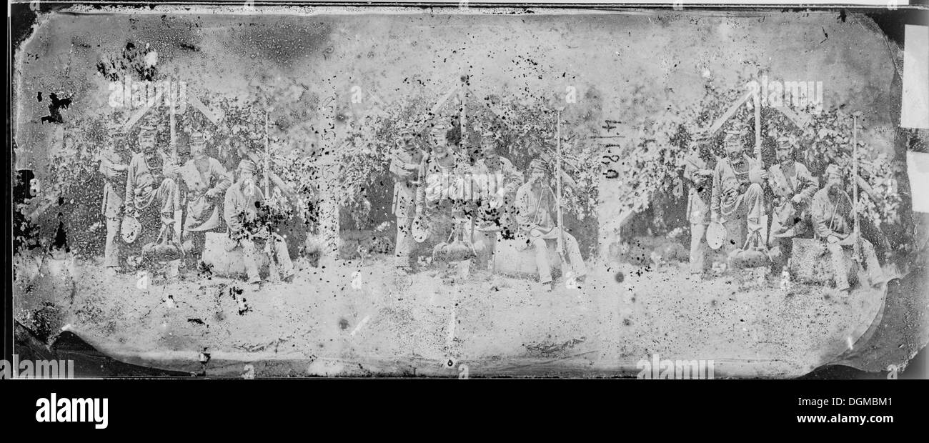 A photograph of soldiers, capturing a moment from military history ...