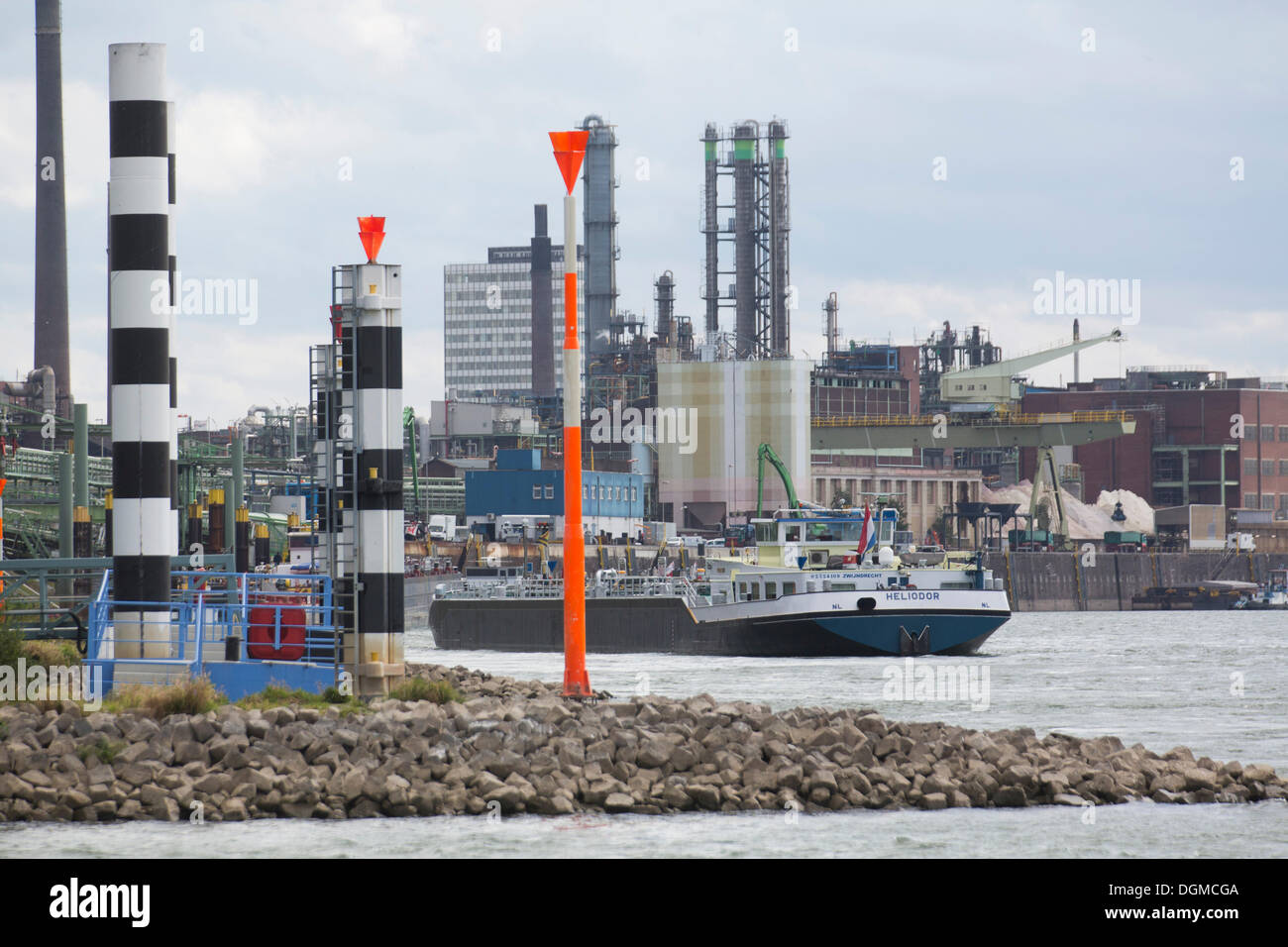 Chemical park chempark at river rhine hi-res stock photography and ...