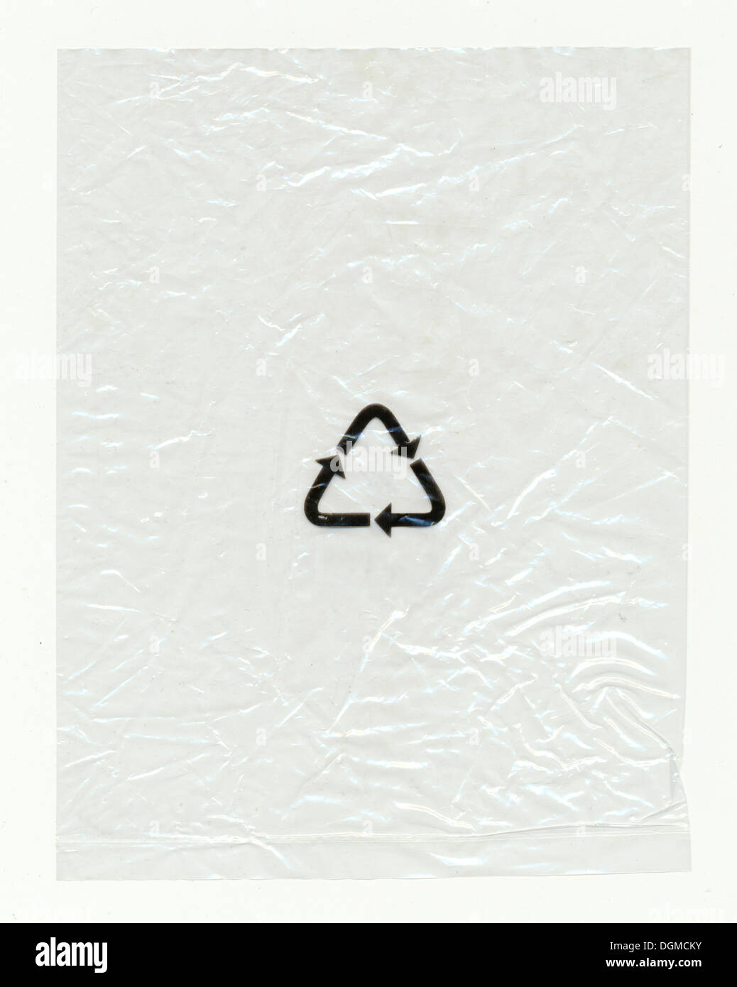 plastic bag recycle sign Stock Photo - Alamy