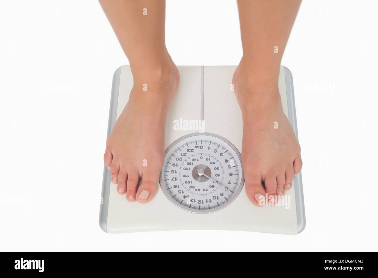 Female feet on a scale hi-res stock photography and images - Alamy