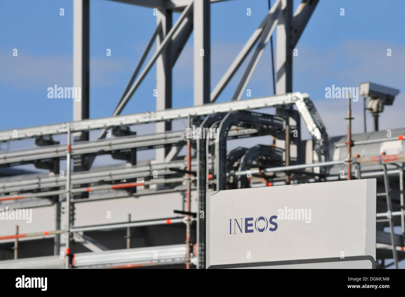 Ineos petrochemical factory sign Grangemouth, Scotland, UK Stock Photo ...