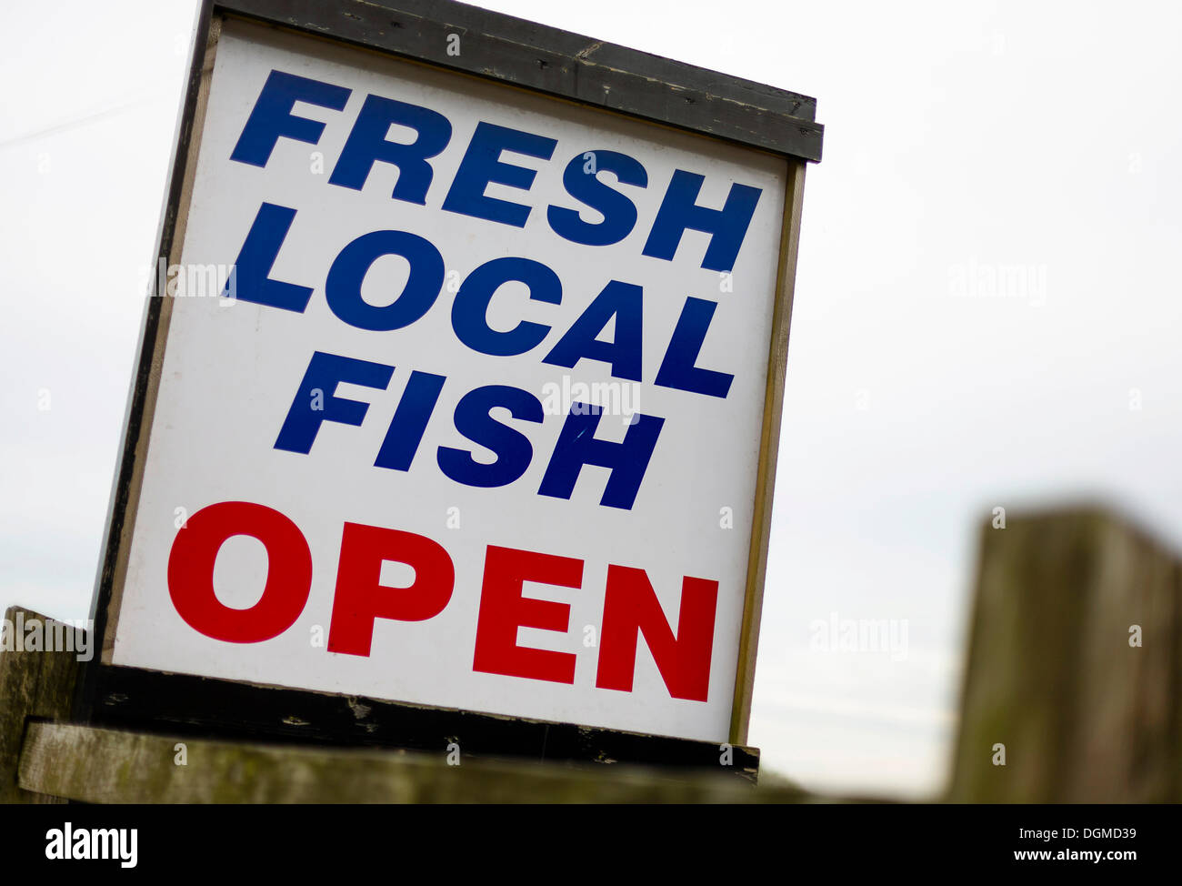 Fresh Fish Sign Advertising High Resolution Stock Photography and ...