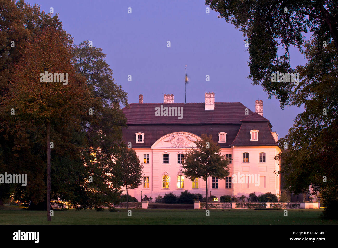 Schloss Branitz Castle, Branitzer Park, Cottbus, Brandenburg, Germany ...