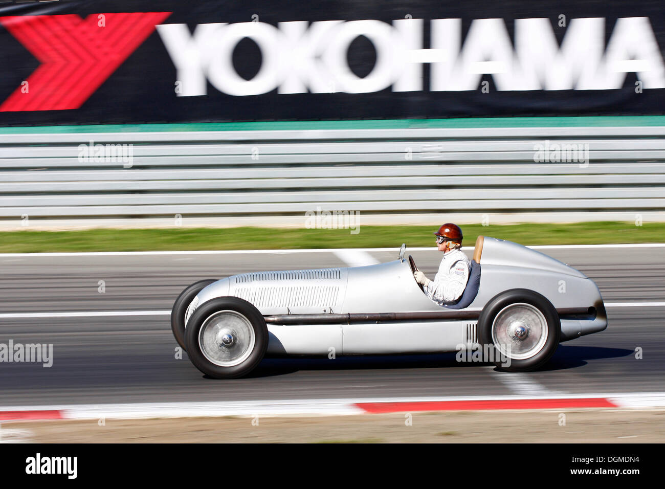 Historical Mercedes-Benz Silver Arrow racing car W 25, built in 1934 ...