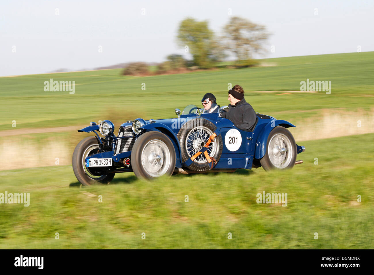 Riley Racing MPH, built in 1933, classic car, panning, Langenburg ...