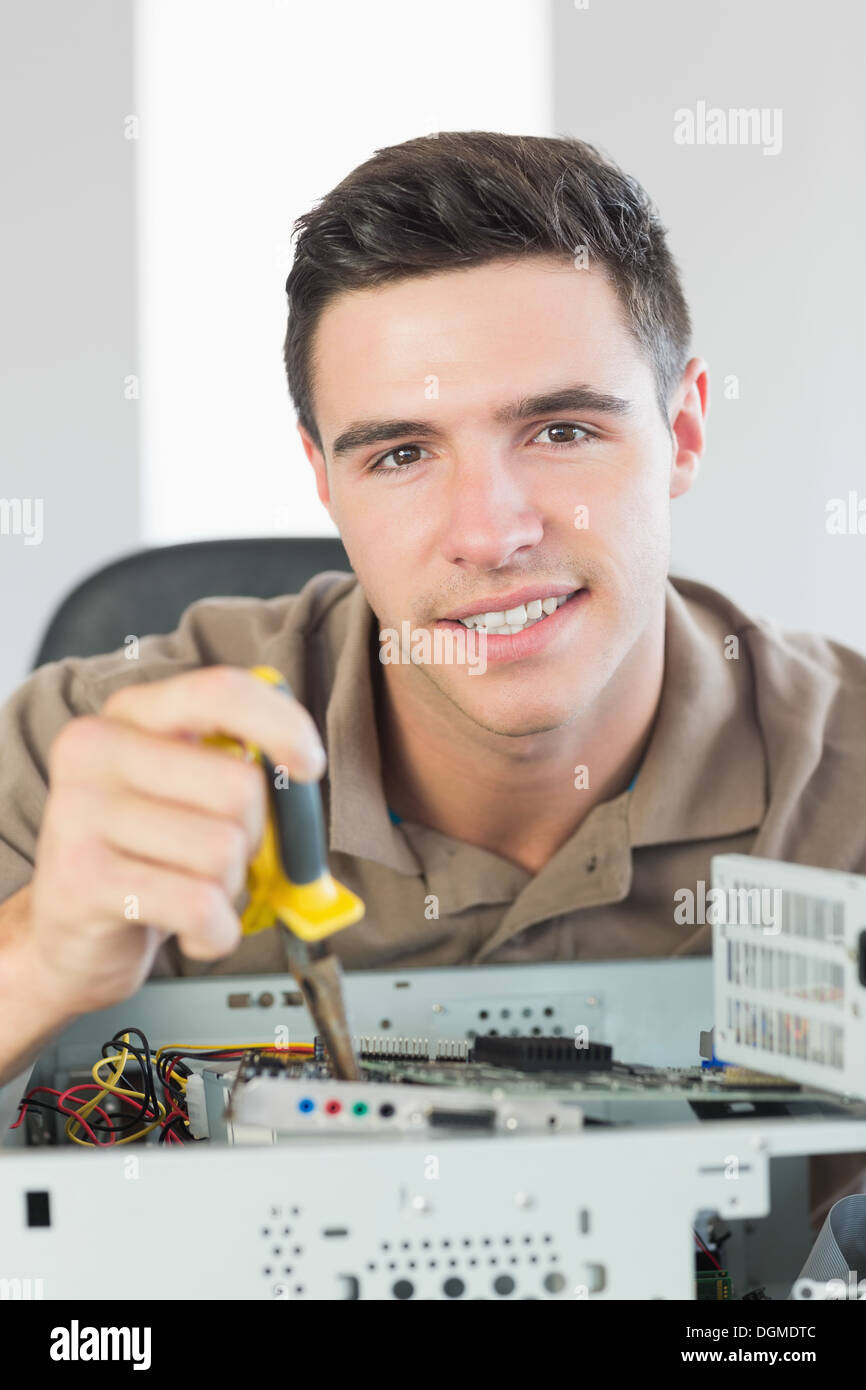 Happy tech hi-res stock photography and images - Alamy