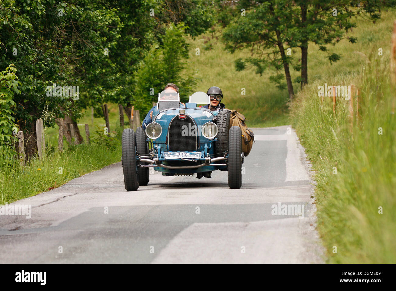 Bugatti T51, 1931 model, Kitzbuehel Alpine Rally 2011, Tyrol, Austria ...