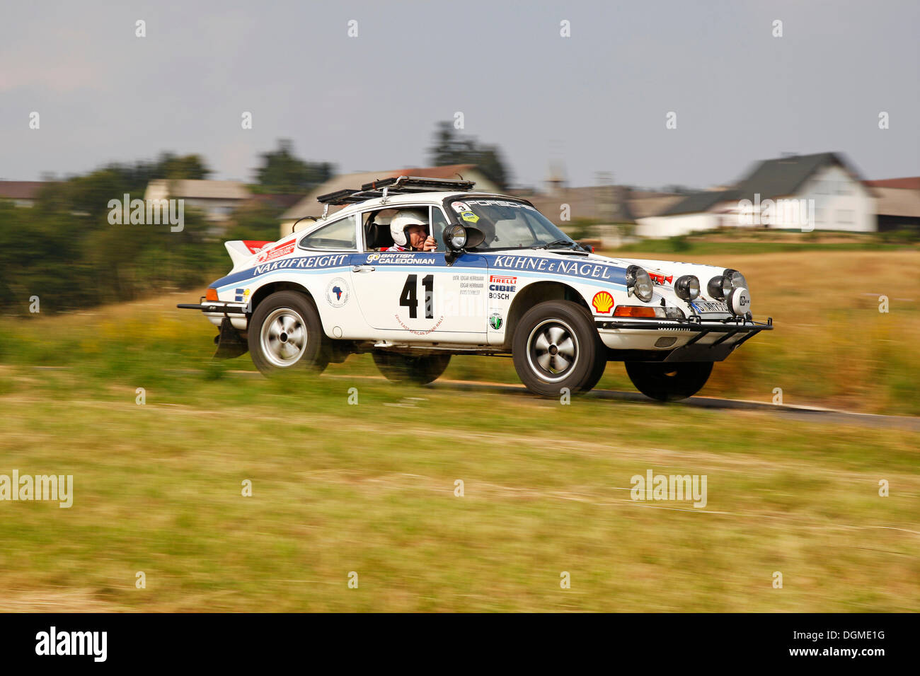 Vintage Car Eifel Rally 2012, Porsche 911 RS, built in 1974, used in ...