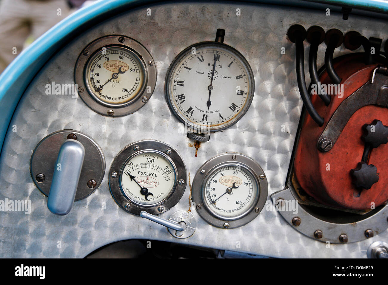 Bugatti dashboard, International Grossglockner Grand Prix 2012, classic ...