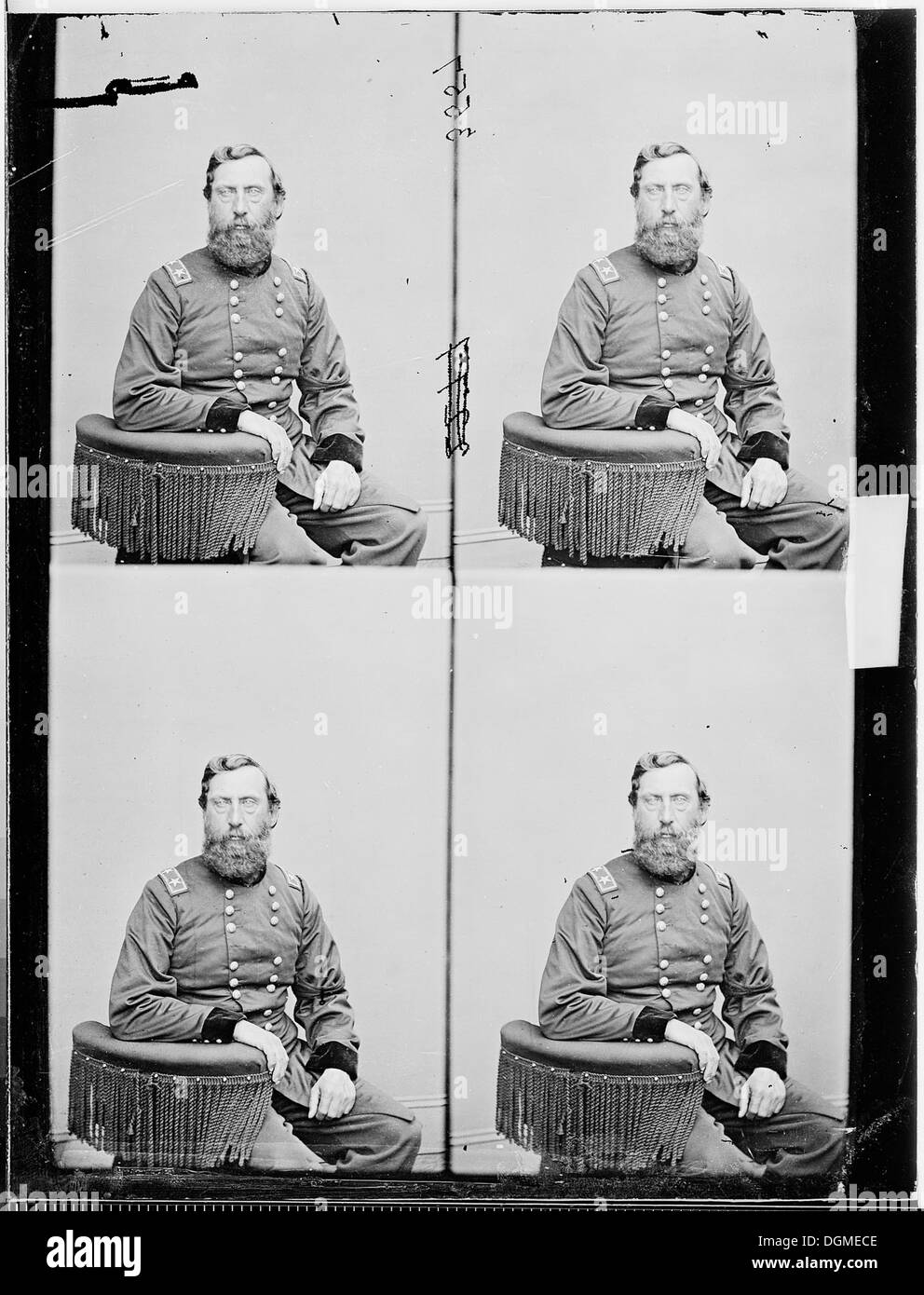 A portrait of Major General Henry J. Hunt, a key figure in the American ...