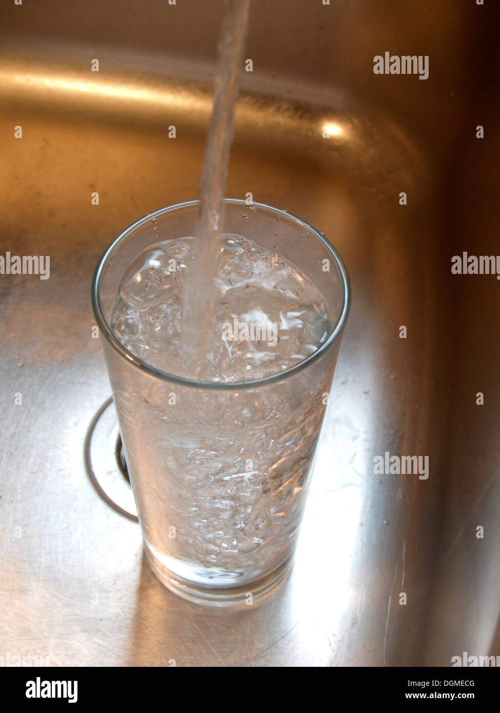 Glass tap water kitchen hi-res stock photography and images - Alamy