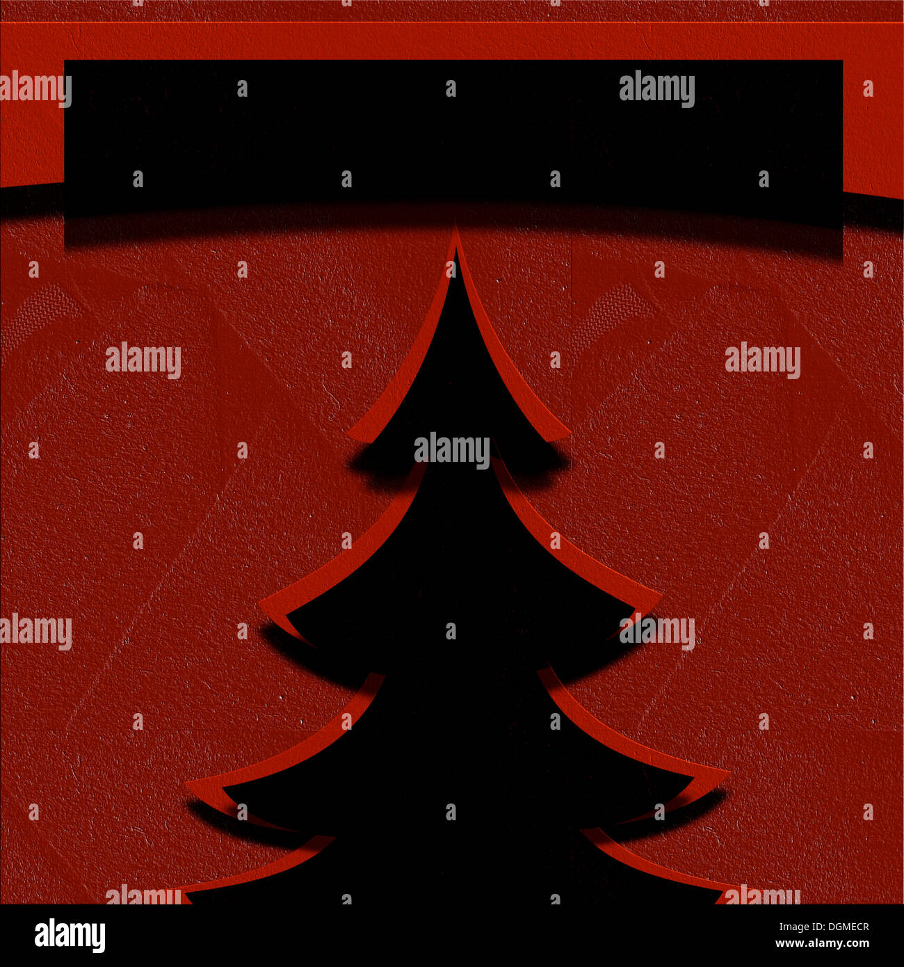 Christmas tree with textures Stock Photo - Alamy