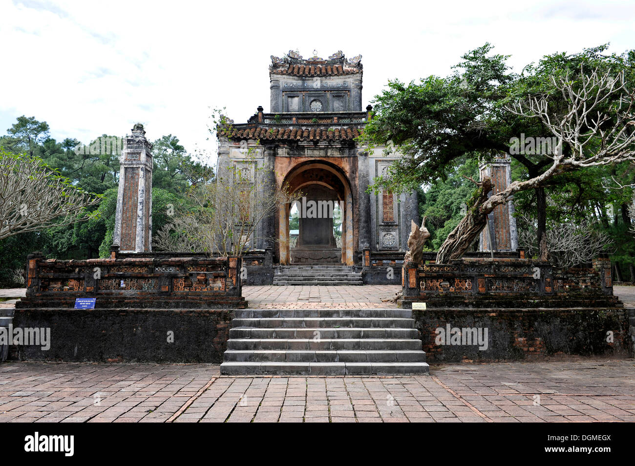 Mausoleum of the Emperor Tu Doc, Hue, North Vietnam, Vietnam, Southeast ...