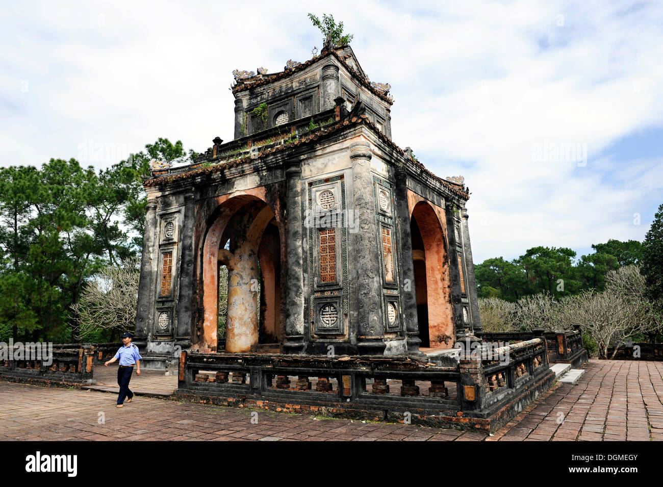 Mausoleum of the Emperor Tu Doc, Hue, North Vietnam, Vietnam, Southeast ...