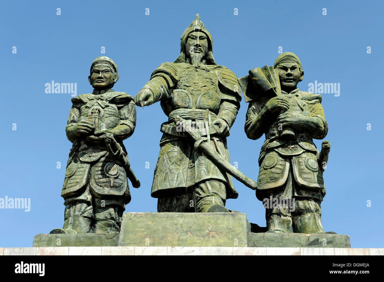 Statues of General Tran Hung Dao, Yet Kieu and Da Tuong, Phan Thiet, South Vietnam, Southeast ...