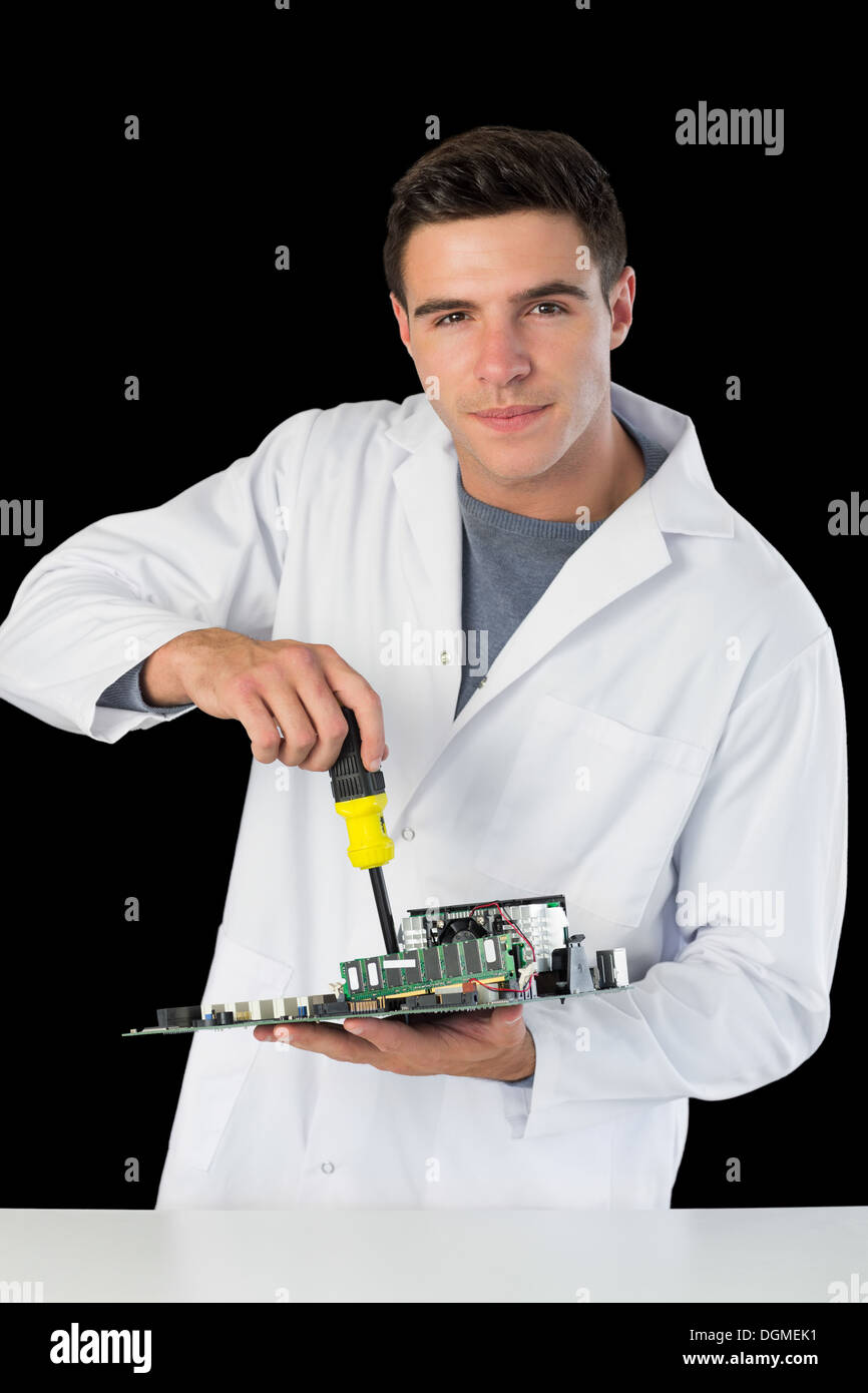 Smiling computer hi-res stock photography and images - Alamy