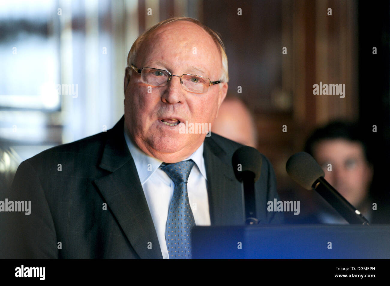 Former professional soccer player Uwe Seeler attends the awarding ...