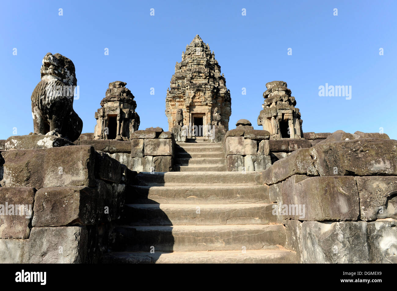Bakong temple, Roluos Group, Siem Reap, Cambodia, Southeast Asia, Asia ...