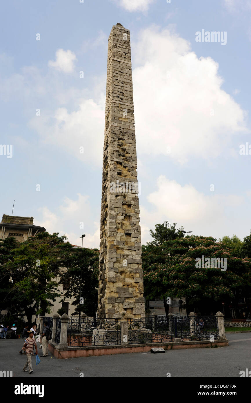 Colossus, obelisk made of bricks, Oermetas, Hippodrome, At Meydani ...